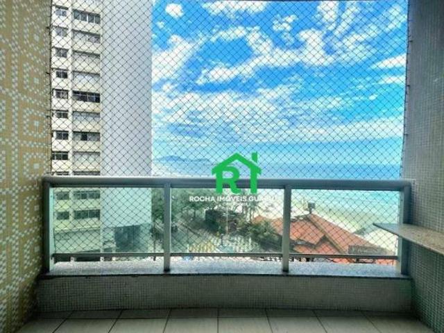 Apartamento frente mar com 2 quartos, 1 vaga e lazer à venda em Pitangueiras, Guarujá