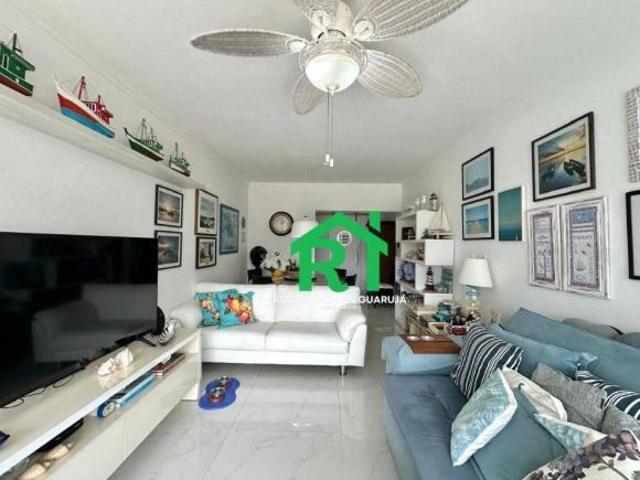 Apartamento frente mar com 2 quartos 1 suíte, 4 vagas, lazer à venda em Astúrias, Guarujá