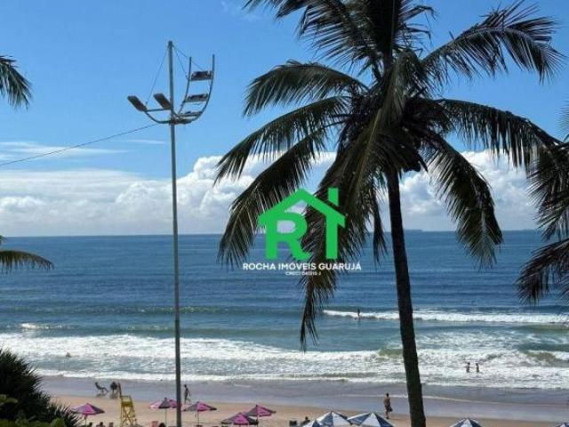Apartamento frente mar com 2 quartos 2 suítes, 2 vagas e lazer à venda no Tombo, Guarujá