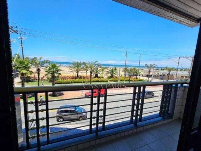 Apartamento FRENTE MAR com 3 dormitórios à venda, 112 m² por R$ 1.007.000 Vila Guilhermina Praia