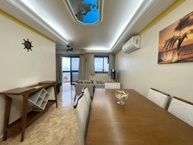 Apartamento FRENTE MAR com 3 dormitórios à venda, 124 m² por R$ 1.100.000 Vila Guilhermina Praia