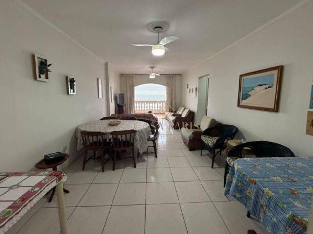 Apartamento FRENTE MAR com 3 dormitórios à venda, 130 m² por R$ 590.000 Tupi Praia Grande/SP