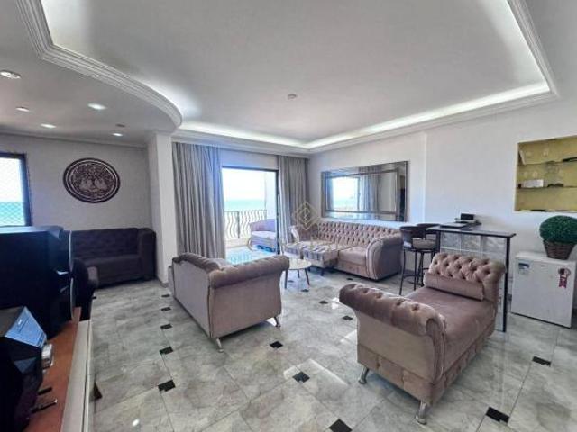 Apartamento FRENTE MAR com 3 dormitórios à venda, 170 m² por R$ 1.000.000 Tupi Praia Grande/SP