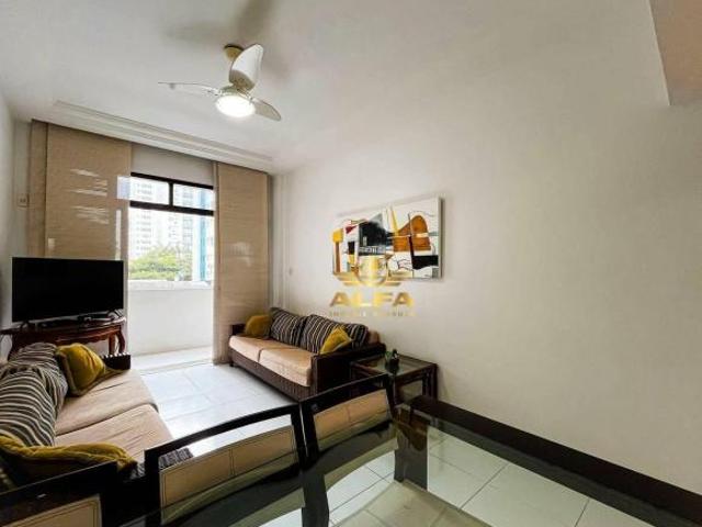 Apartamento frente mar com 3 dormitórios em Pitangueiras – Alfa Imóveis Guarujá