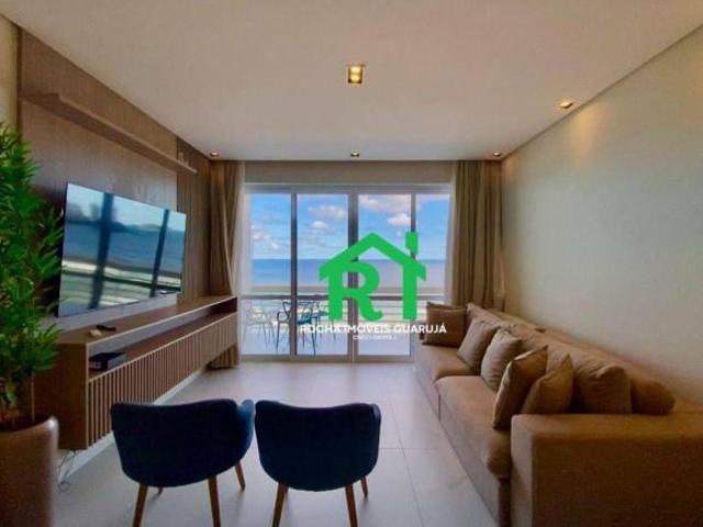 Apartamento frente mar com 3 quartos 3 suítes, 1 vaga à venda em Pitangueiras, Guarujá