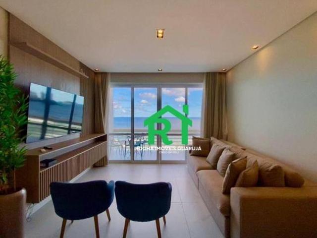 Apartamento frente mar com 3 quartos 3 suítes, 1 vaga à venda em Pitangueiras, Guarujá
