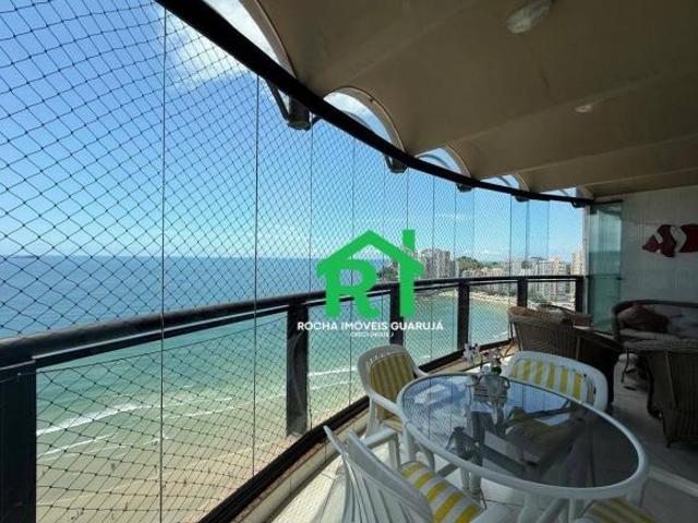 Apartamento frente mar com 3 quartos 3 suítes, 2 vagas e lazer à venda em Jardim Astúrias, Guarujá