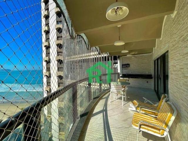Apartamento frente mar com 3 quartos 3 suítes, 2 vagas e lazer à venda em Jardim Astúrias, Guarujá