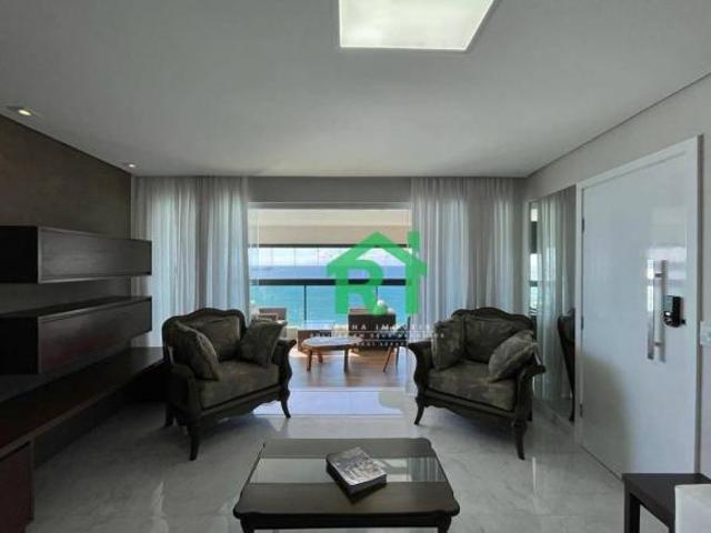 Apartamento frente mar com 3 quartos 3 suítes, 2 vagas e lazer à venda em Pitangueiras, Guarujá
