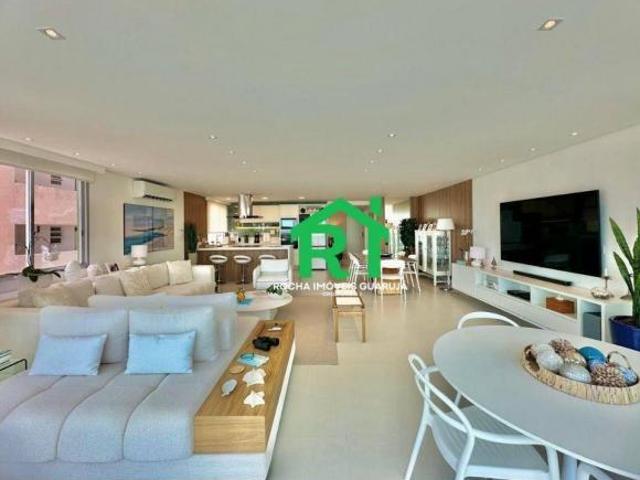 Apartamento frente mar com 3 quartos 3 suítes, 2 vagas, lazer à venda em Astúrias, Guarujá