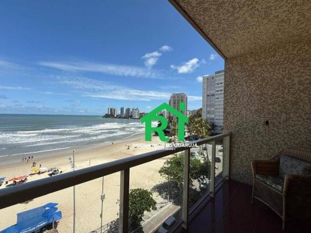 Apartamento frente mar com 3 quartos, 1 vaga à venda em Pitangueiras, Guarujá