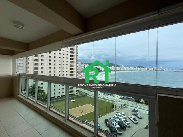 Apartamento frente mar com 3 quartos 1 suíte, 2 vagas e lazer à venda em Jardim Astúrias, Guarujá