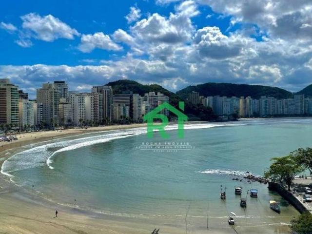 Apartamento frente mar com 3 quartos 2 suítes, 1 vaga e lazer à venda em Jardim Astúrias, Guarujá