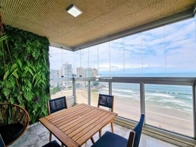 Apartamento FRENTE MAR com 3 quartos à Venda, 190 m² por R$ 1.810.000 Pitangueiras Guarujá/SP