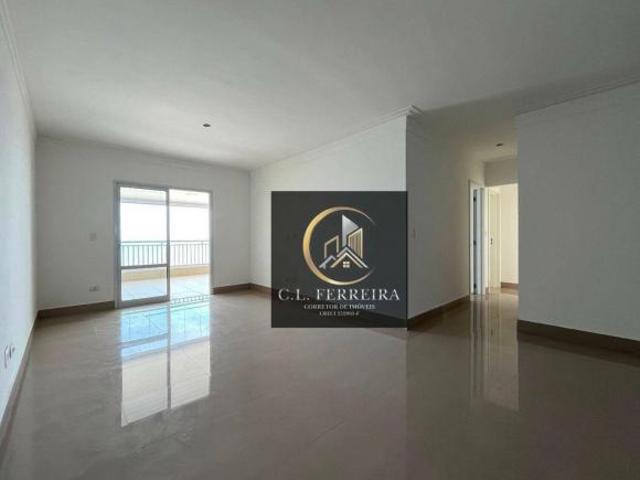 Apartamento FRENTE MAR com 3 suítes à venda, 163 m² por R$ 2.200.000 Aviação Praia Grande/SP
