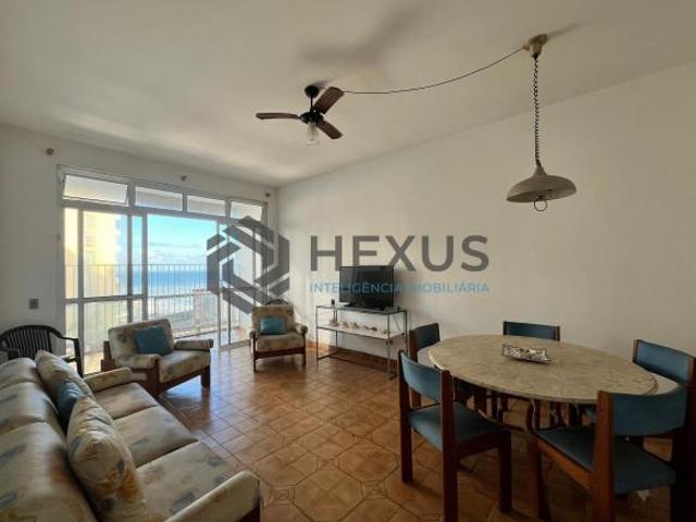 Apartamento frente mar com varanda na Praia das Pitangueiras, Guaruja