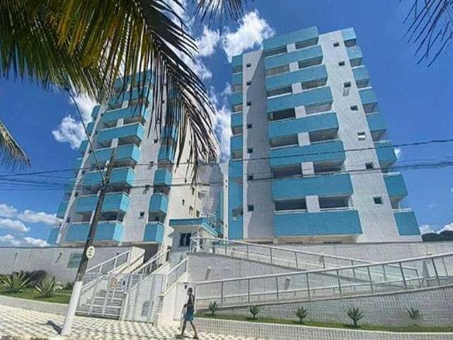 Apartamento Frente mar com varanda com Churrasqueira