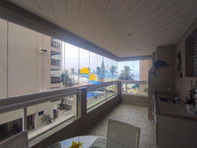 Apartamento frente mar com varanda gourmet — Astúrias — Guarujá