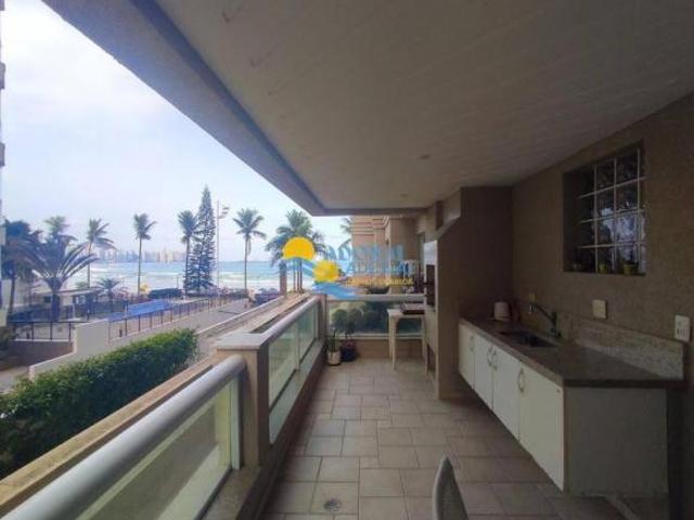 Apartamento frente mar com varanda gourmet — Astúrias — Guarujá