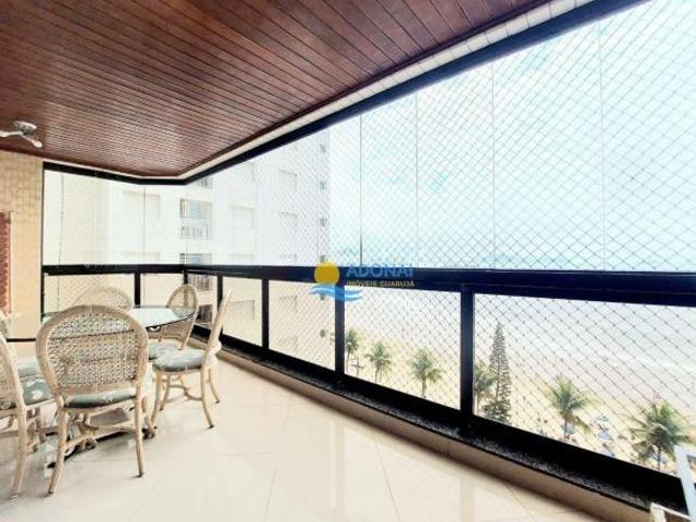 Apartamento frente mar com varanda gourmet — Astúrias — Guarujá