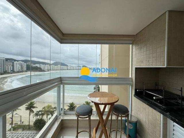 Apartamento frente mar com varanda gourmet — Astúrias — Guarujá