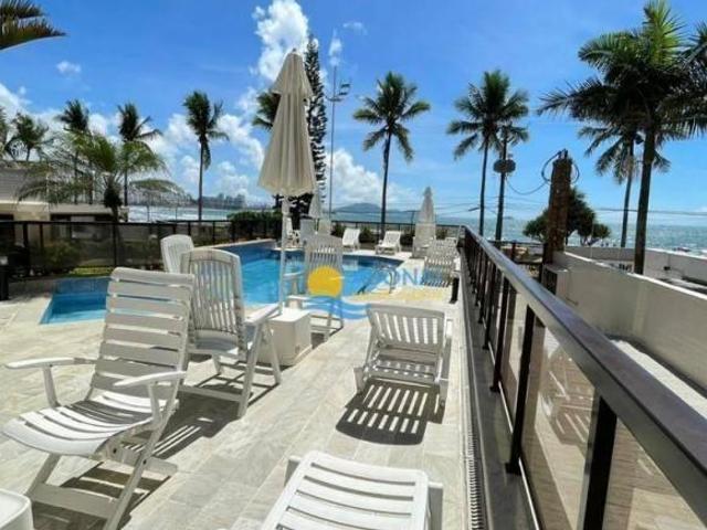 Apartamento frente mar com varanda gourmet — Astúrias — Guarujá
