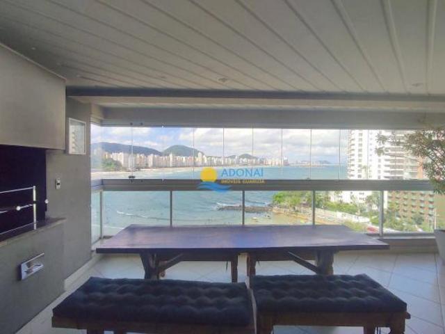 Apartamento frente mar com varanda gourmet — Pitangueiras — Guarujá