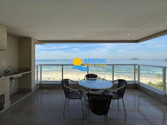 Apartamento frente mar com varanda gourmet — Pitangueiras — Guarujá
