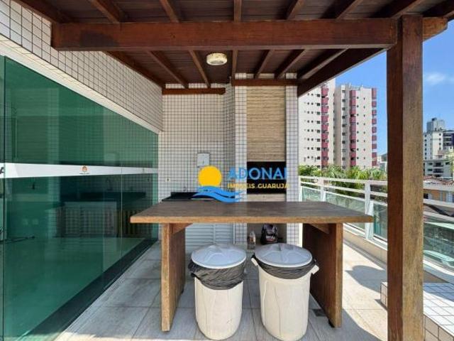 Apartamento frente mar com varanda gourmet — Tombo — Guarujá