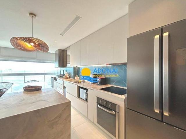 Apartamento frente mar com varanda gourmet — Vila Luis Antônio — Guarujá