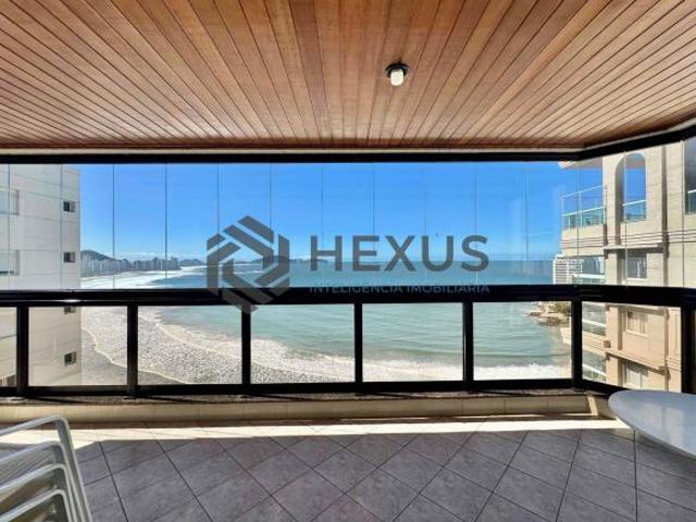 Apartamento frente mar com varanda gourmet vista mar e lazer na Praia das Asturi