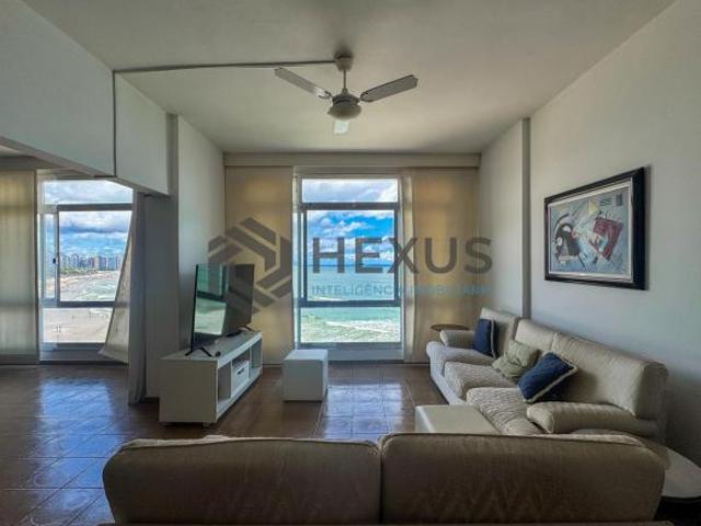 Apartamento frente mar com vista mar e lazer nas Pitangueiras, Guarujá