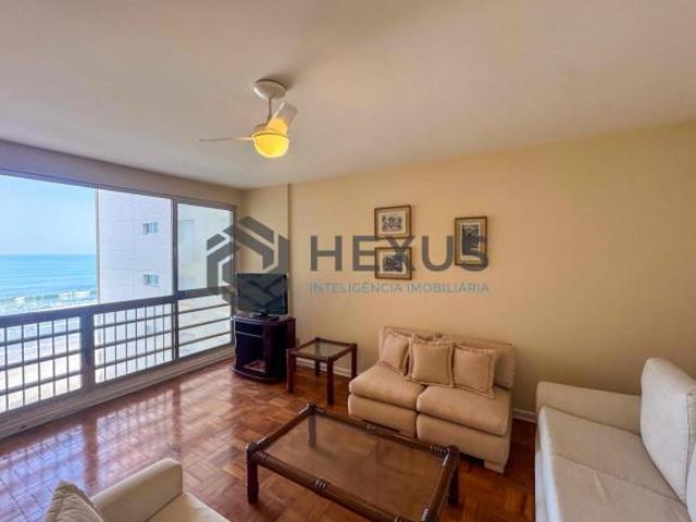 Apartamento frente mar com vista mar na Praia das Pitangueiras, Guaruja