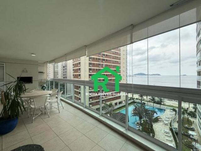 Apartamento Frente Mar com Vista para o Mar e Lazer Completo na Praia das Astúrias – Guarujá