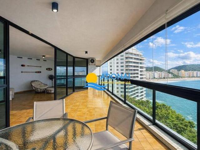 Apartamento frente mar com lazer — Astúrias — Guarujá