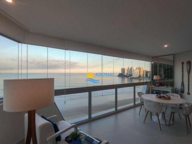 Apartamento frente mar com lazer — Astúrias — Guarujá