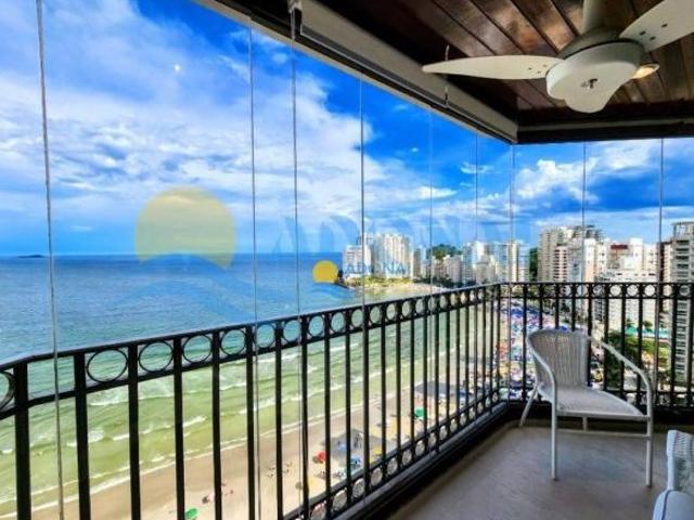 Apartamento frente mar com lazer — Astúrias — Guarujá