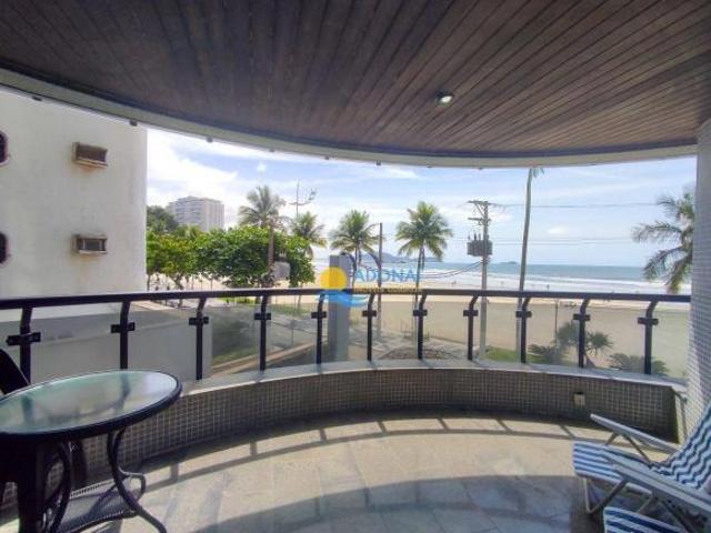 Apartamento frente mar com lazer — Astúrias — Guarujá