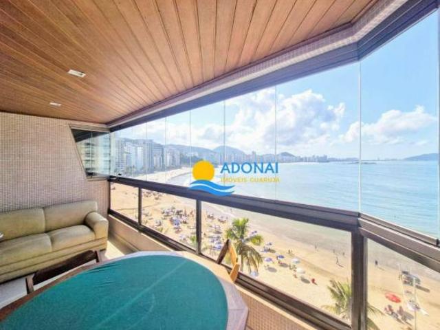 Apartamento frente mar com lazer — Astúrias — Guarujá