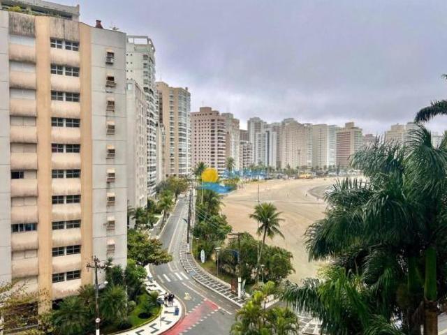 Apartamento frente mar com lazer — Astúrias — Guarujá