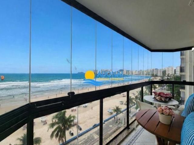 Apartamento frente mar com lazer – Pitangueiras – Guarujá