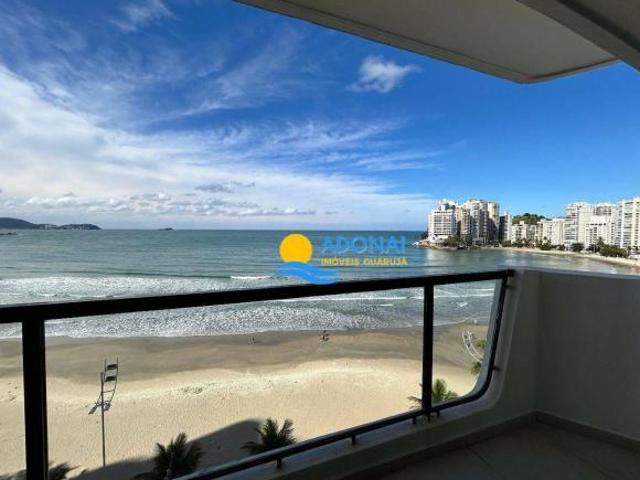 Apartamento frente mar com sacada — Astúrias — Guarujá