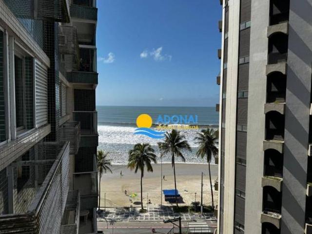 Apartamento frente mar com sacada — Astúrias — Guarujá