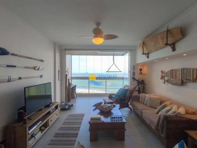 Apartamento frente mar com sacada — Astúrias — Guarujá