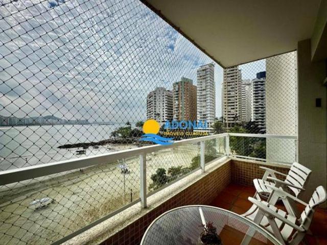 Apartamento frente mar com sacada — Astúrias — Guarujá