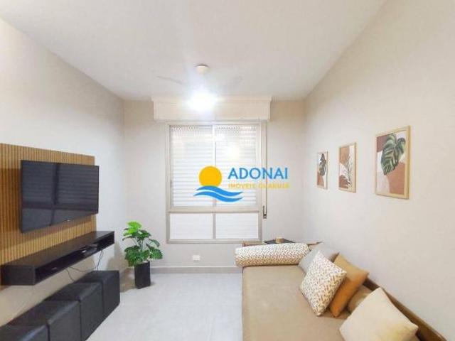 Apartamento frente mar com sacada — Astúrias — Guarujá