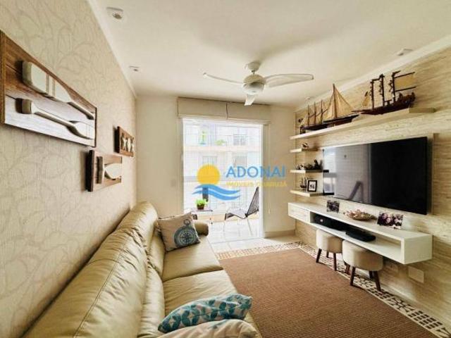 Apartamento frente mar com sacada — Astúrias — Guarujá