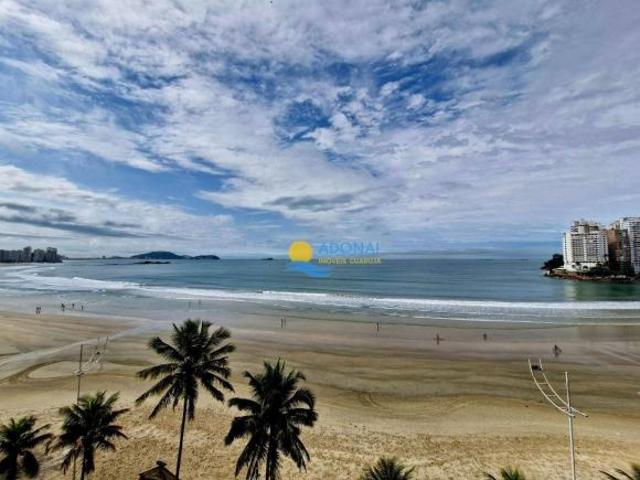 Apartamento frente mar com sacada — Astúrias — Guarujá