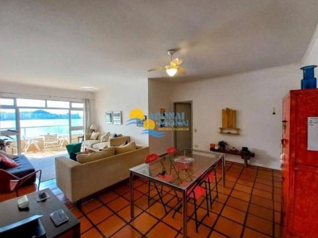 Apartamento frente mar com sacada — Astúrias — Guarujá