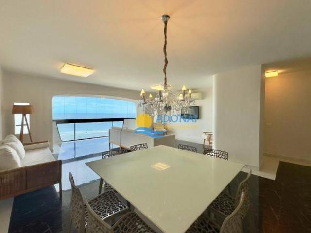 Apartamento frente mar com sacada — Astúrias — Guarujá